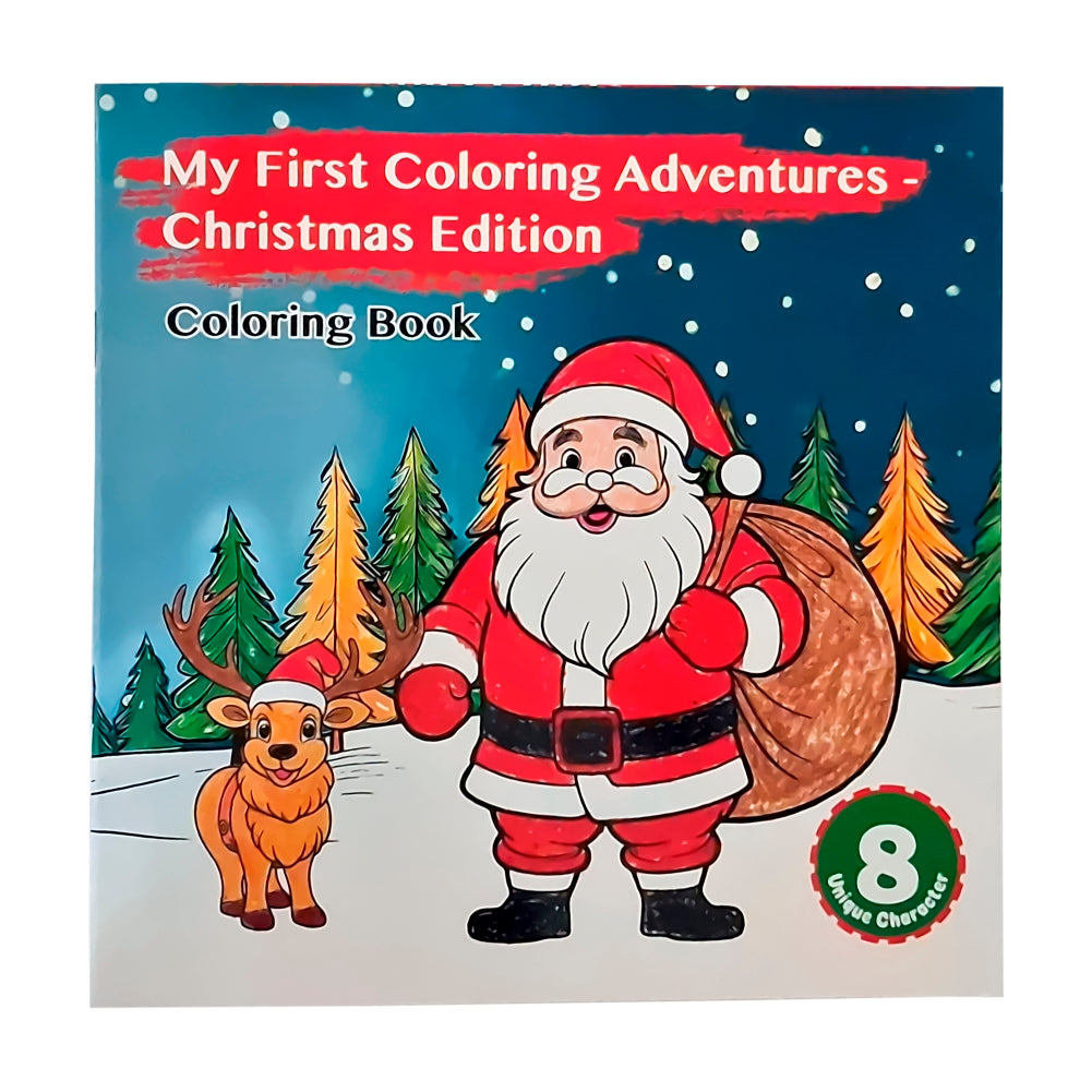 my first christmas coloring book