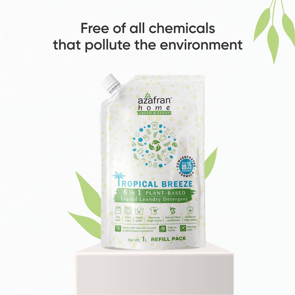 Buy Azafran Tropical Breeze 6 in 1 Plant Based Liquid Laundry Detergent