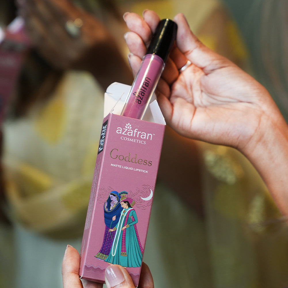 Buy Azafran Goddess Matte Liquid Lipstick 3 gm