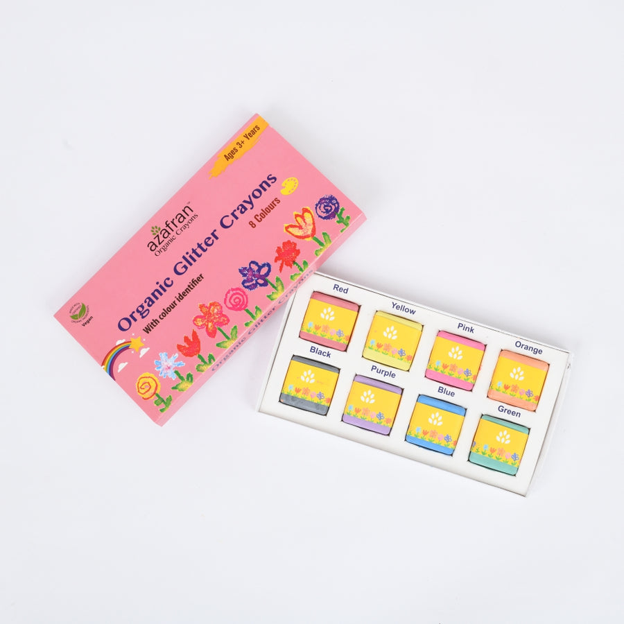 Organic Crayons - Clinically-tested, Non-Toxic & Plant-based | Azafran